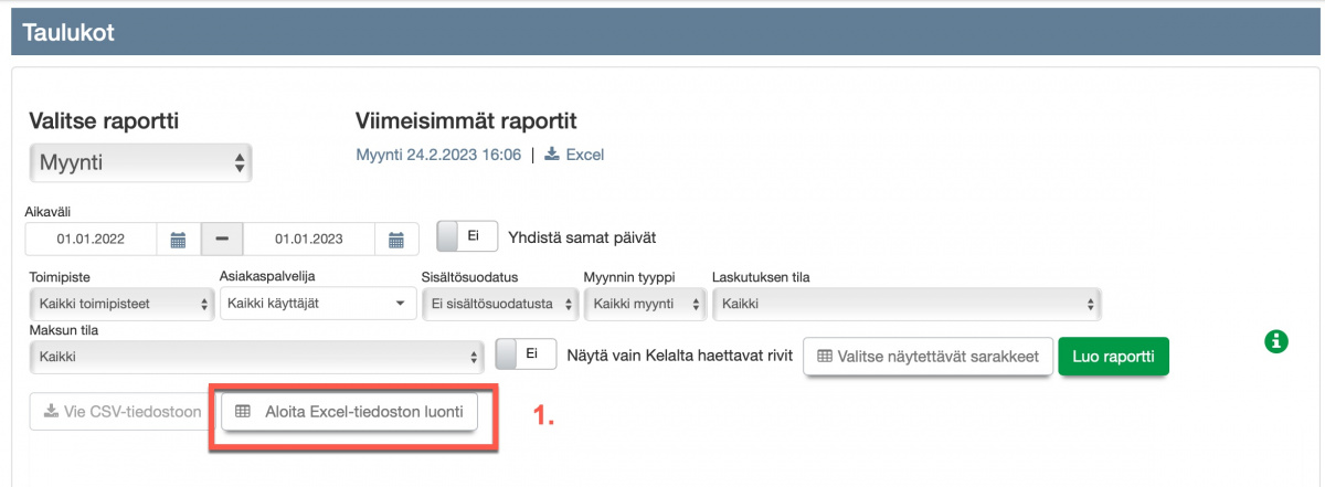 Raportit – Ajas wiki -ohjesivusto